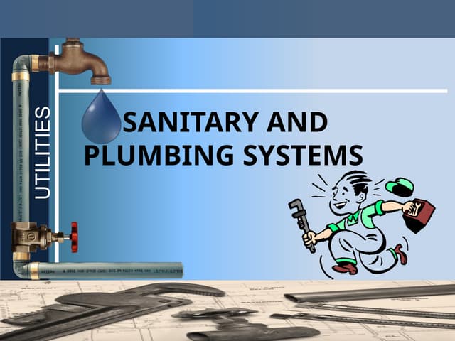 WATER SUPPLY AND PLUMBING SERVICES | PPTX