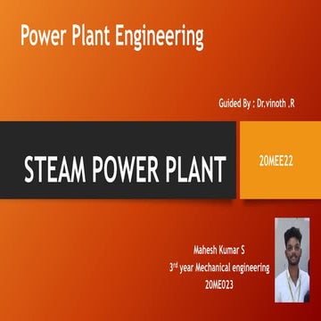 power plant engineering | PPTX