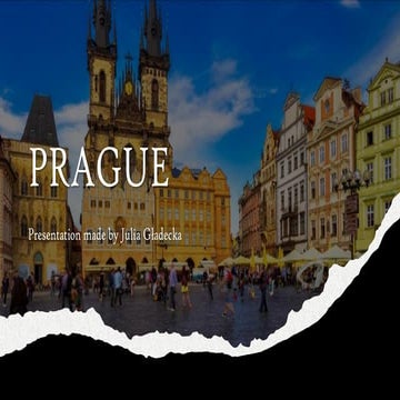 A presentation about Prague: what to see, visit, experience, and eat. | PDF