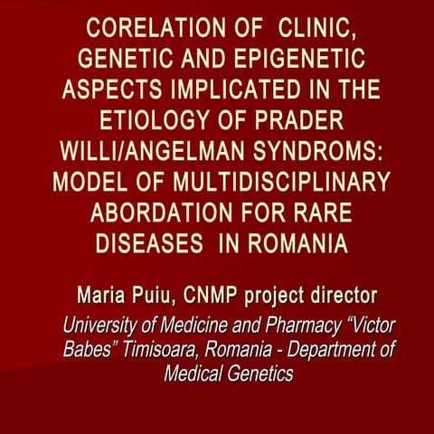 Presentation Prof[1]. Maria Puiu | PPT