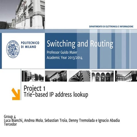 Trie-based IP address lookup | PDF | Computer Software and Applications | Computing