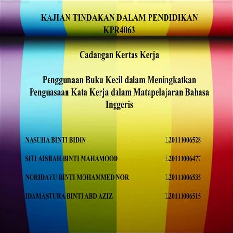 Proposal Kajian Tindakan (kump.6) | PPT