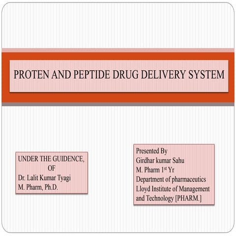 Protein and Peptides .ppt
