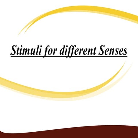 Stimulus And Response | PPT