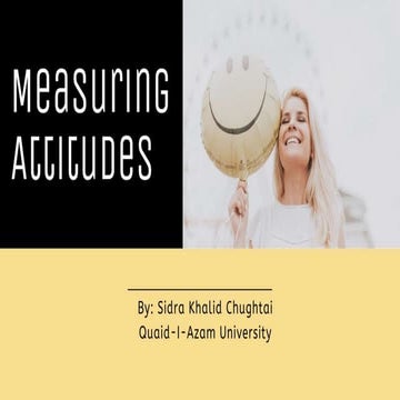 Measuring Attitudes on using Questionnaires | PPT