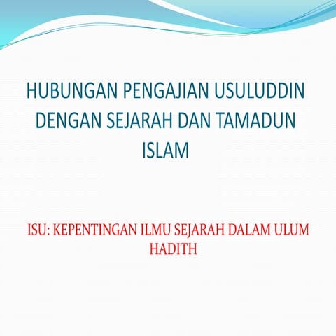 pengantar usuluddin | PPTX