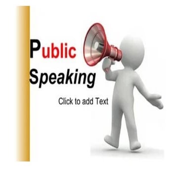 Presentation Public Speaking untuk anak anak yang mau belajar | PPTX