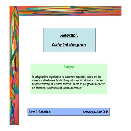 Introduction to risk management | PPT