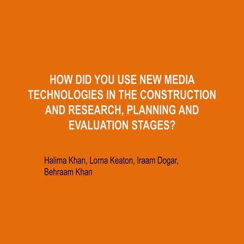 Time Based Media Presentation | PPTX