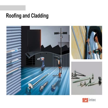 Roofing and Cladding fasteners from SFS intec | PDF