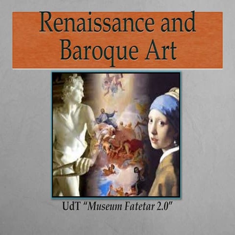 Renaissance and Baroque Art | PPTX