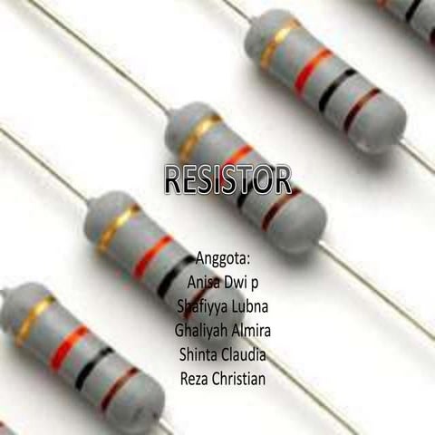 Presentation resistor | PPTX