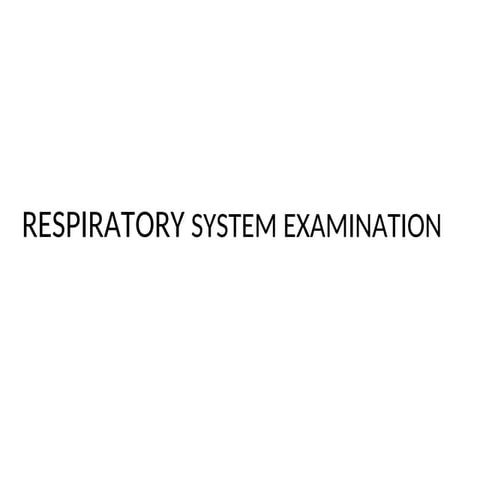 Respiratory system Presentation for college students | PPT