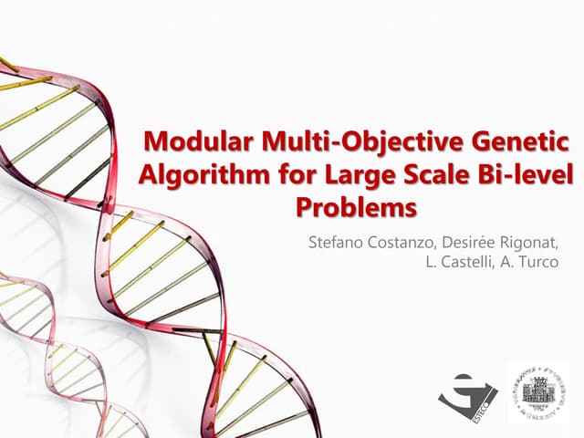 Modular Multi Objective Genetic Algorithm For Large Scale Bi Level
