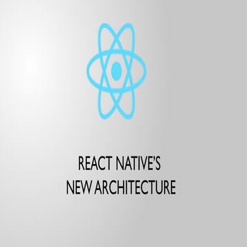 React Native New Architecture Power Point Pptx Web Development Internet