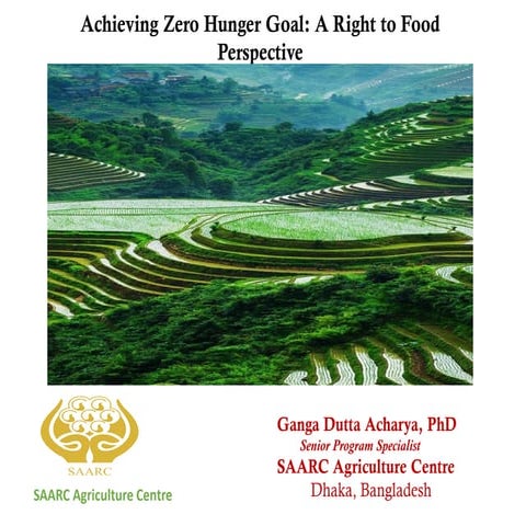 Achieving Zero Hunger Goals: Right to food perspective | PDF ...