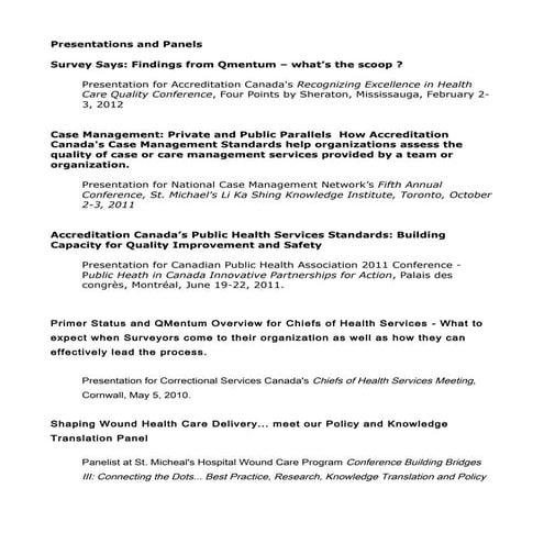 Presentation Details | ODT