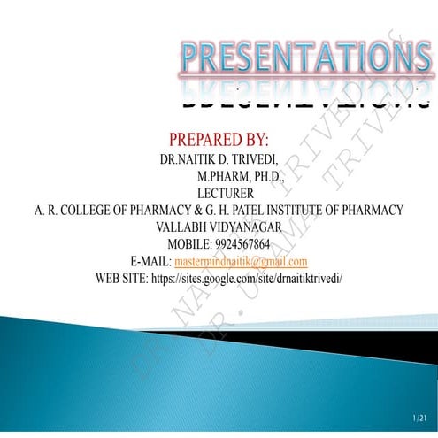 PRESENTATIONS | PDF