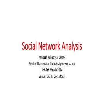 Social Network Analysis | PPT