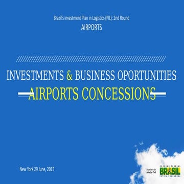 Investments & Business oportunities - Airport Concessions | PDF