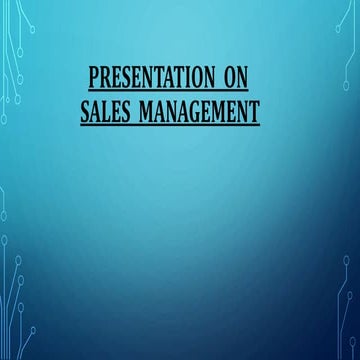 Presentation (Sales Management).pptx