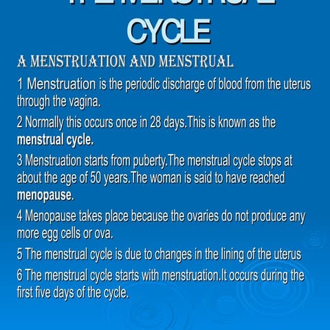 The Menstrual Cycle.pptx grade 5 quarter 2 | PPTX