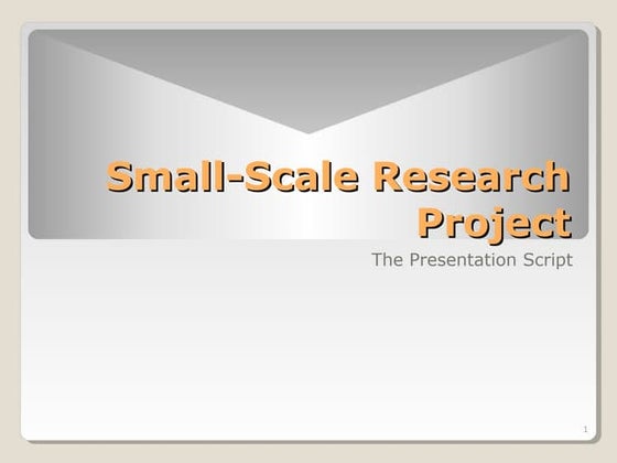 Presentation script template | DOCX