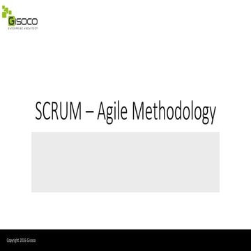 Presentation scrum agile methodology | PDF