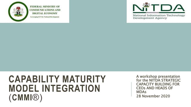 Capability Maturity Model Integration (CMMI) | PPTX
