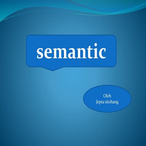 Presentation semantic | PPTX