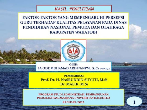 Powerpoint Seminar Hasil Penelitian | PPT