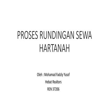 Presentation Sewa Hartanah | PPTX