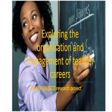 Exploring the organisation and management of teacher careers | PDF ...