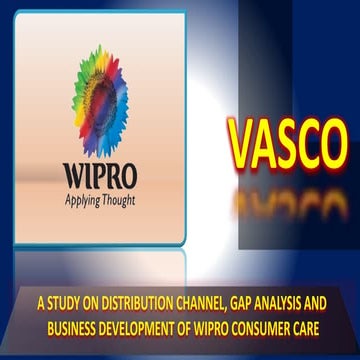 wipro consumer care and lighting, SIP presentation | PPTX