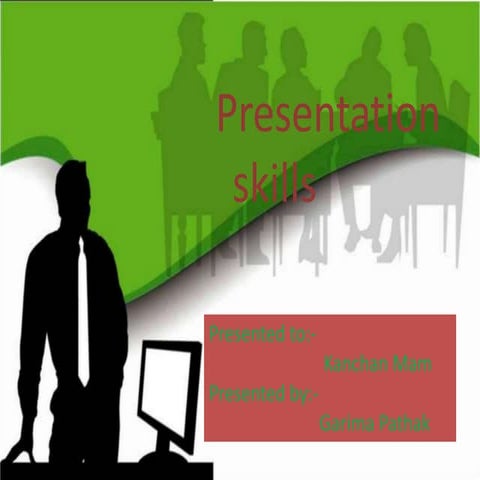 Effective presentation skills | PPTX