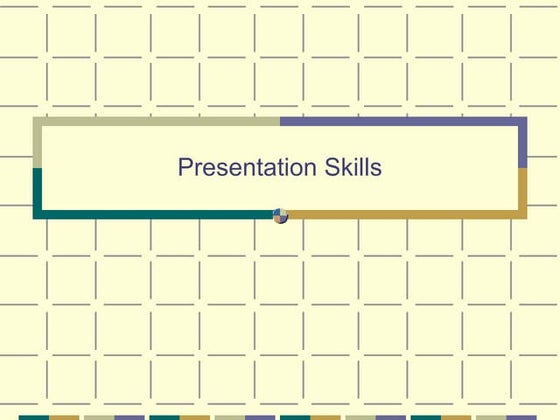 Effective presentation skills | PDF