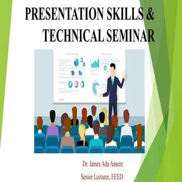 Presentation skills and Technical seminars for engineers | PDF