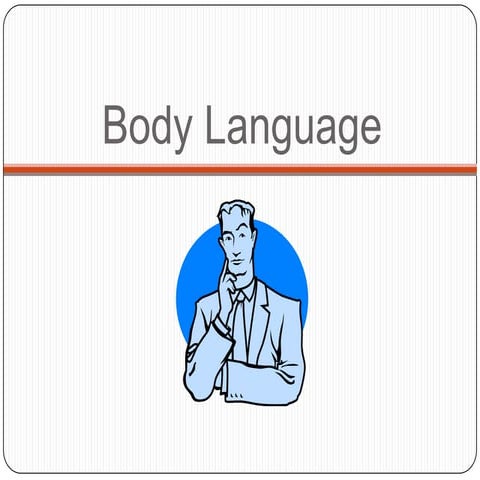Presentation skills body language | PPTX