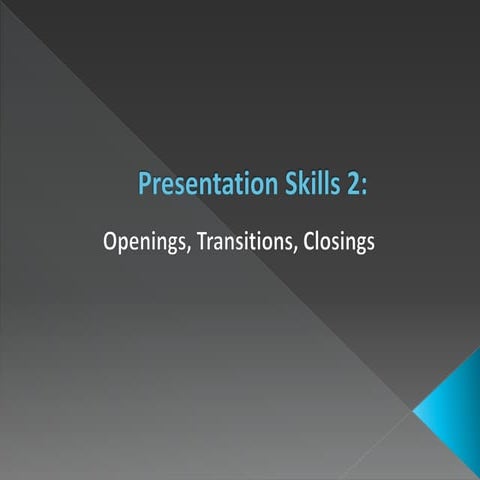 English for Presentations | PPTX