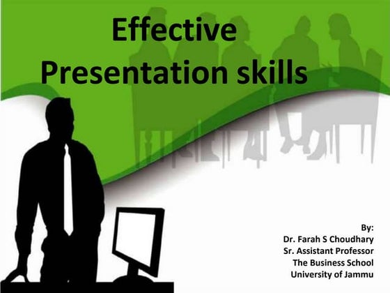 Effective Presentation skills | PPT