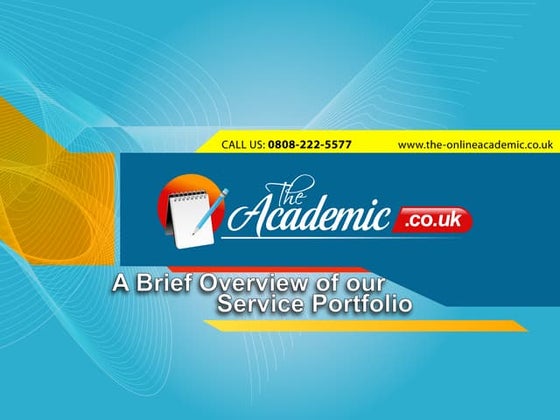 The Academic Uk presentations