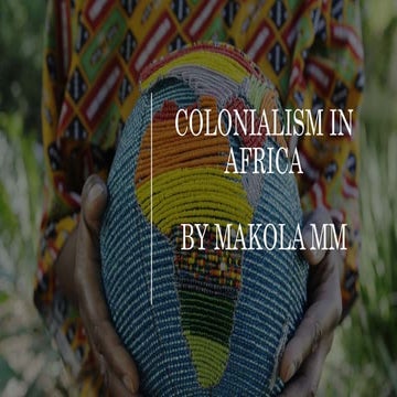 Colonialism in Africa | PPTX
