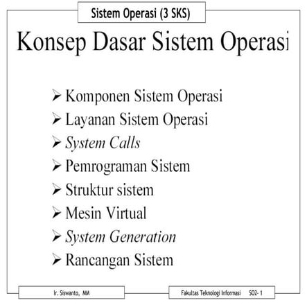 Presentasi SisOp_2 | PPT