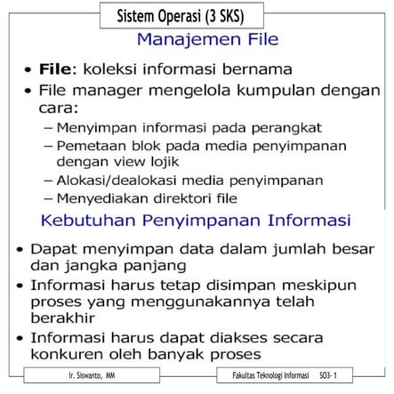 Presentasi SisOp_6 | PPT