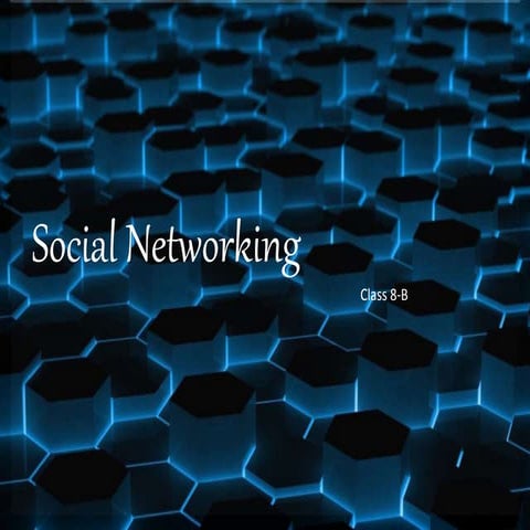 social networking Presentation | PPTX