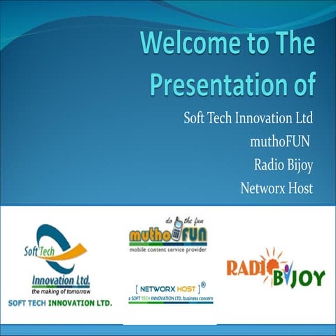 Corporate Presentation of Soft Tech Innovation Technology Group | PPT