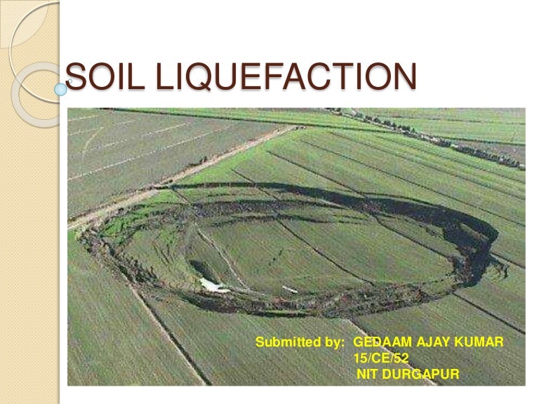 soil liquefaction