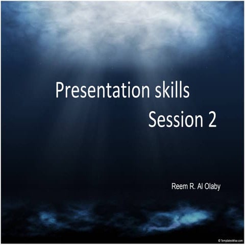 Presentations skills - Part 2 | PPT