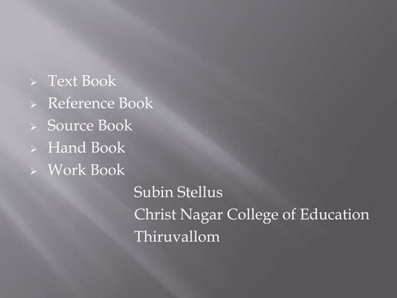 What is Textbook ? Features of a good Textbook | PDF | Education