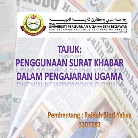 Surat Khabar | PPTX